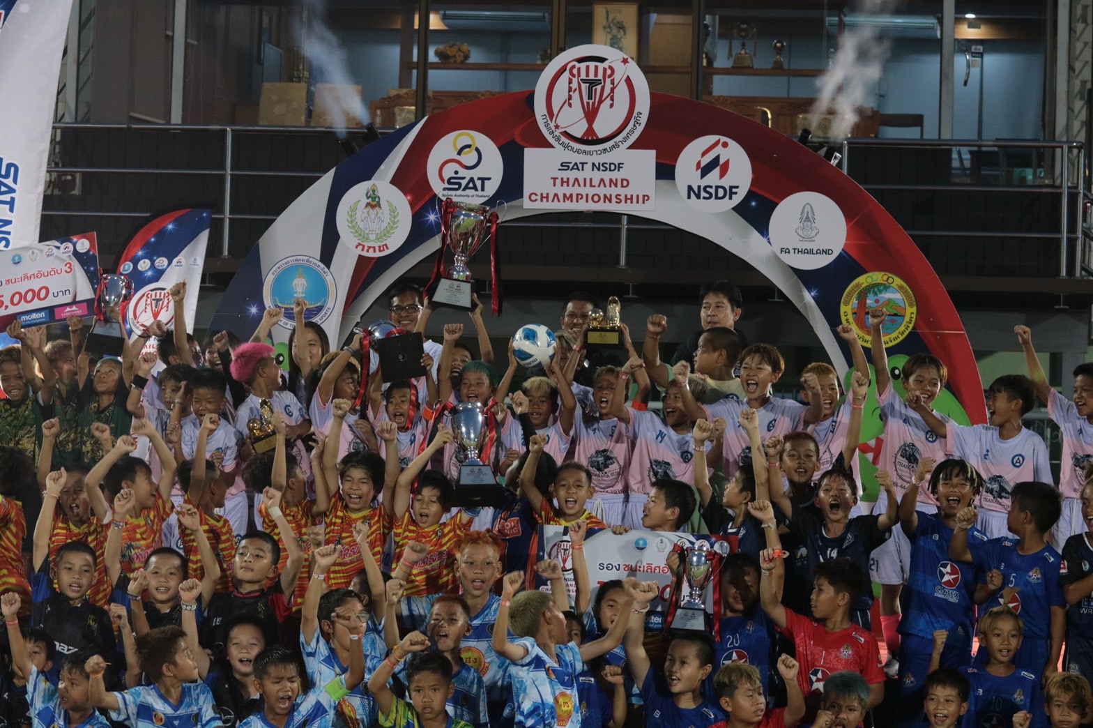 แทคทีมนครปฐมซิวรุ่น10ปี,มาสด้า ลาวแชมป์รุ่น9ปีบอลยช.SAT NSDFสนาม1